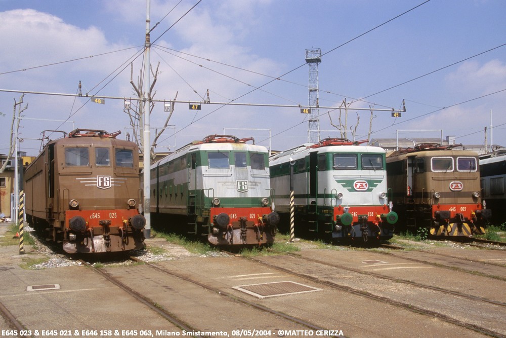 E645 1ª SERIE – LIVREA VERDE MAGNOLIA | Passione Trasporti